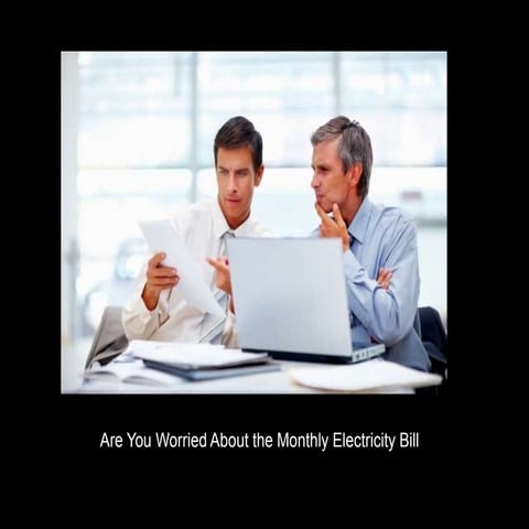 Reasons For High Energy Bill | PPTX
