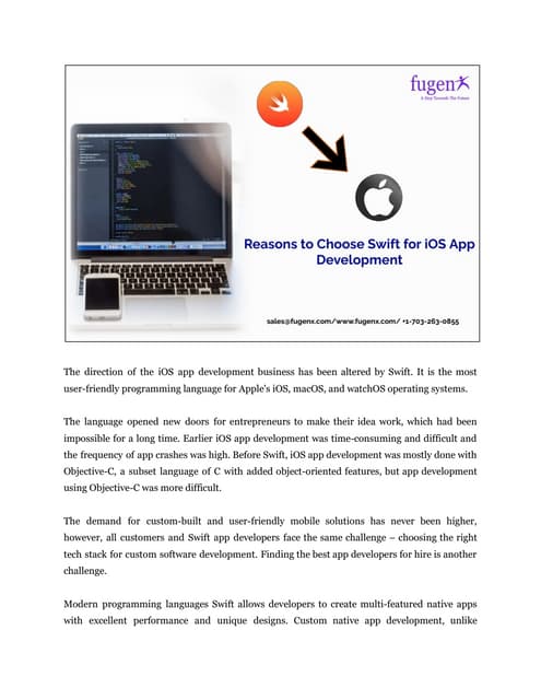 5 reasons to choose swift for app development | PPT 5 reasons to choose swift for app development | PPT
