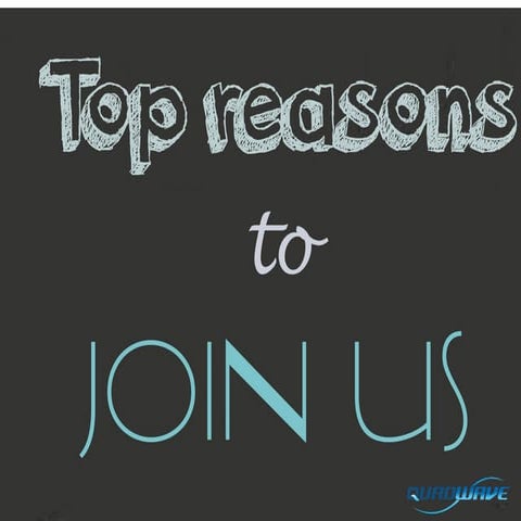 Reasons to join us | PPT