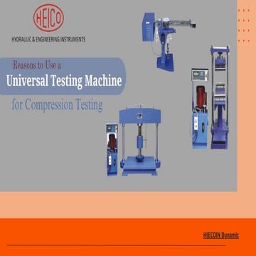 Reasons to Use a Universal Testing Machine for Compression Testing.pdf ...