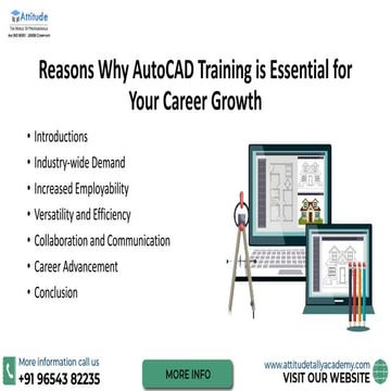 Reasons Why AutoCAD Training is Essential for Your Carrer Growth | PPT