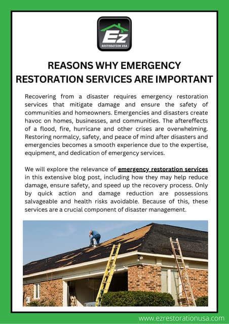 Understanding the Process of Restoration: A Comprehensive Guide | PDF