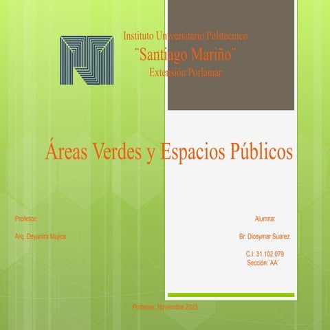 Áreas Verdes y Espacios Públicos Electiva.pptx