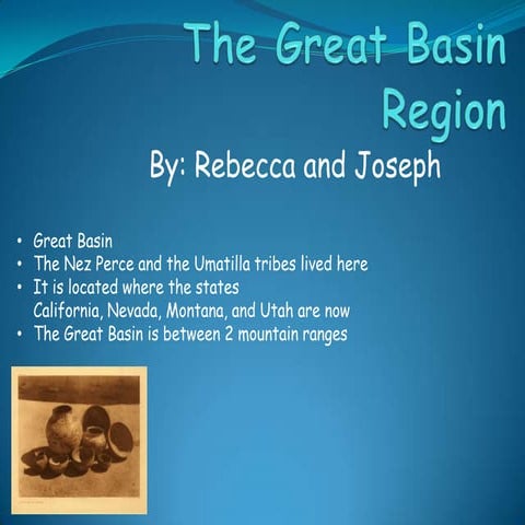 Great Basin Native Americans | PPTX