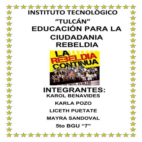 LA REBELDIA EN LA ADOLESCENCIA | PPTX