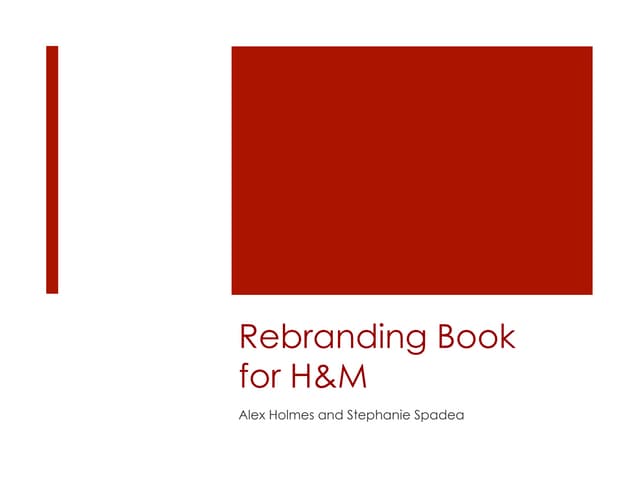 Brand Study of H&M | PPT