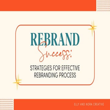Rebrand Success: Strategies for Effective Rebranding Process | PDF