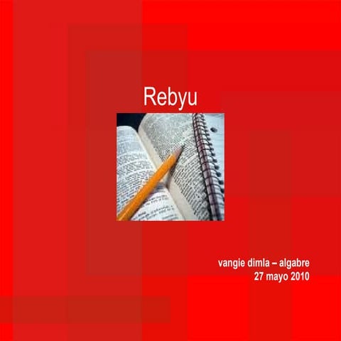 Rebyu | PPT