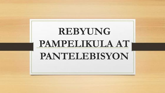 Pakitang turo sa panunuring pampelikula | PPT