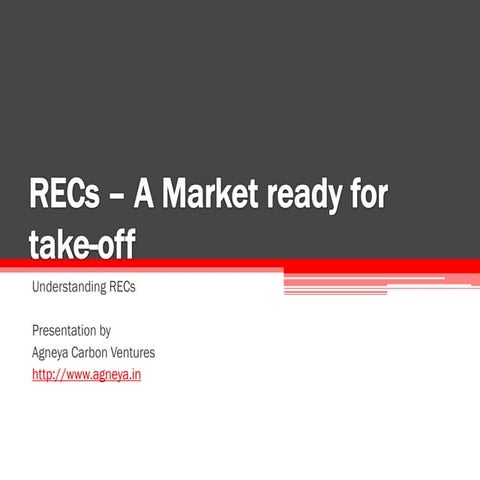 REC a market ready for take-off | PDF