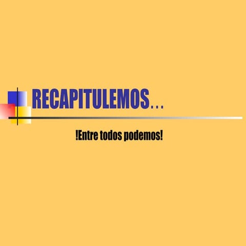Recapitulemos | PPS