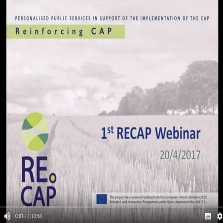 RECAP’s 1st Webinar | PDF
