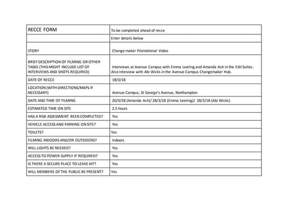 Risk assessment changemaker promo | PDF
