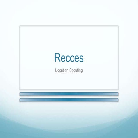 Recces music video | PPTX | Weather | Science