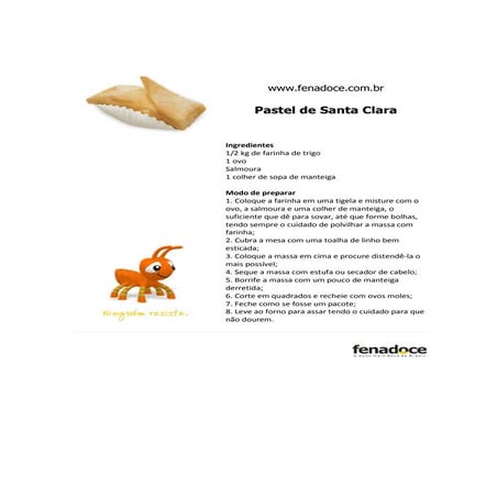 Receita pastel | PDF