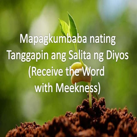 Received the Word with Meekness | PPTX