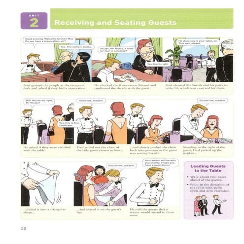 Receiving and seating guests | PDF