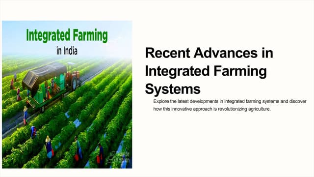 Integrated Farming System | PPTX