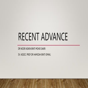 RECENT ADVANCE.pptx