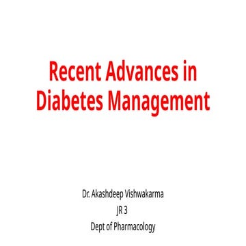 recent advances in diabetes management.pptx