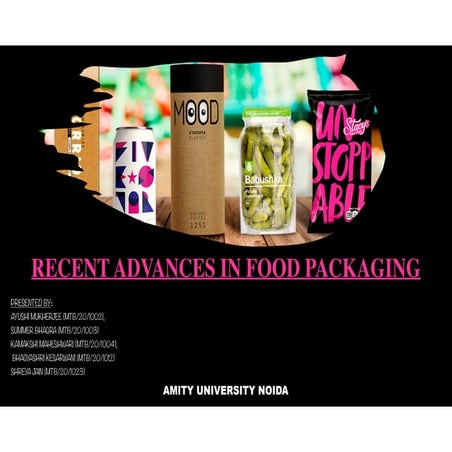 Recent advances in food packaging | PDF