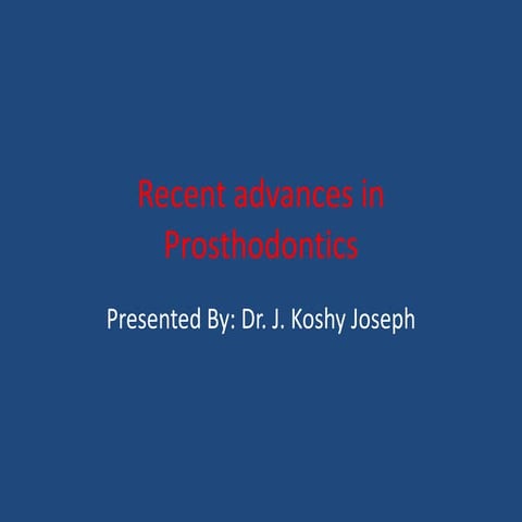 Articulators in Prosthodontics | PPTX