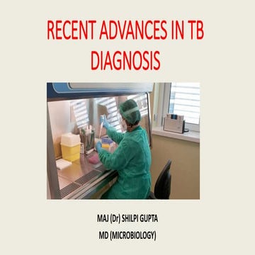 Recent Advances In Tb Diagnosis Pptx