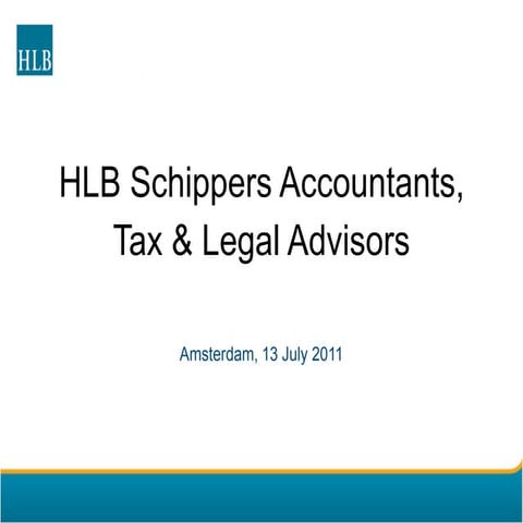 Recent Developments Dutch Tax Law | PPT