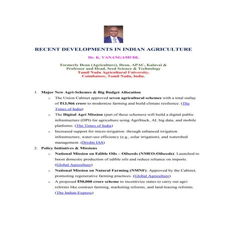 RECENT DEVELOPMENTS IN INDIAN AGRICULTURE.pdf