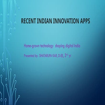 Indian innovation , motivate apps .pptx