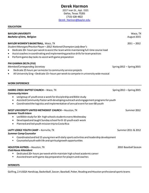 Joycelyn Sinclair resume | DOCX