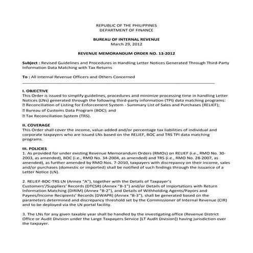 Recent tax update | DOC