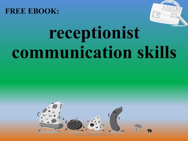 Receptionist Communication Skills Pdf | Ppt