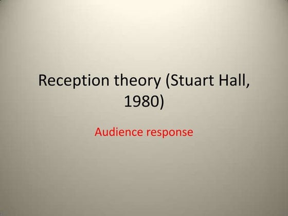 Genre theory Steve Neale | PPT