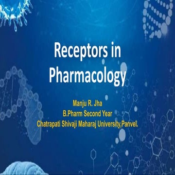 Receptors in Pharmacology: What Are They & Their Types | PPT