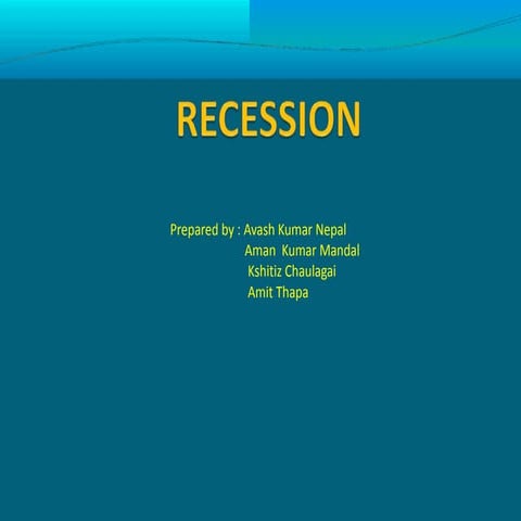 Recession | PPTX