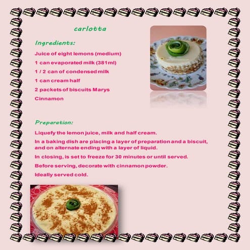 Receta carlotta | DOCX