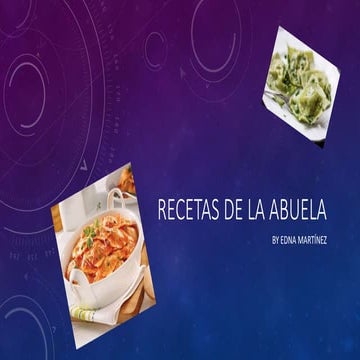 Recetas de la abuela | PPTX