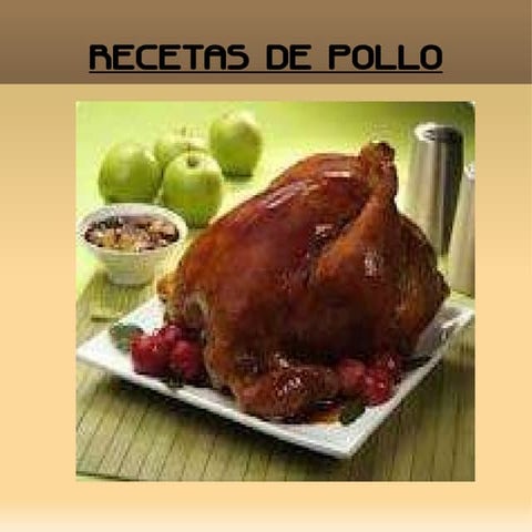 Recetas de pollo | ODP