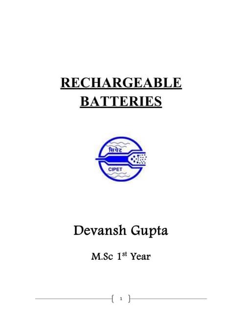 Lithium Ion Batteries, an Overview | PDF