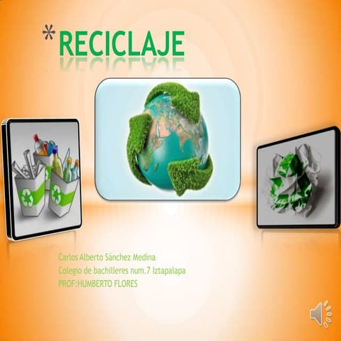 Presentacion reciclaje | PPTX