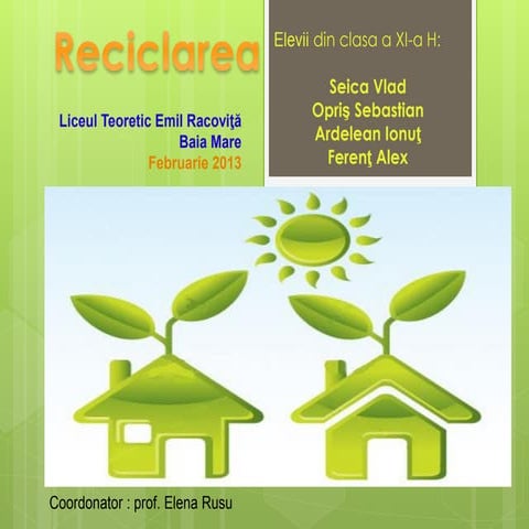 Reciclarea 1 | PDF