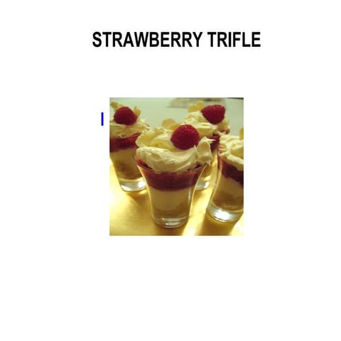 STRAWBERRY TRIFLE | PPT