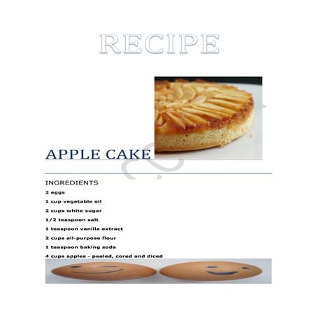 Recipe | PDF