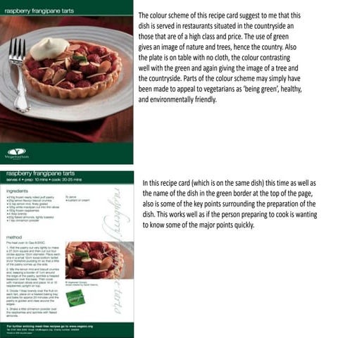 Recipe cards analysis | PPT | Free Download