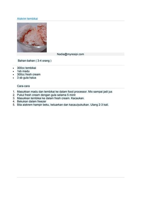 Full resepi standard (american service) | PDF