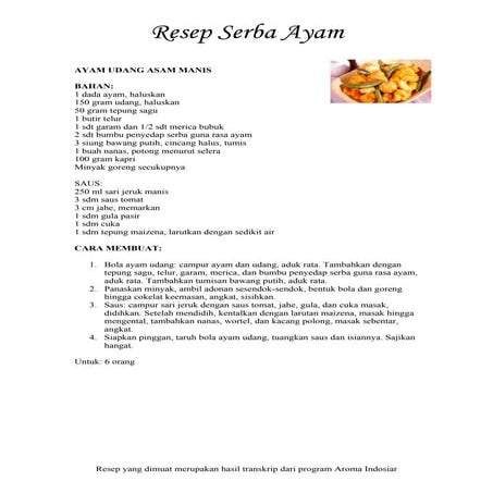 Recipe collection 64 | PDF
