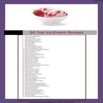 Recipe collection 68 | PDF