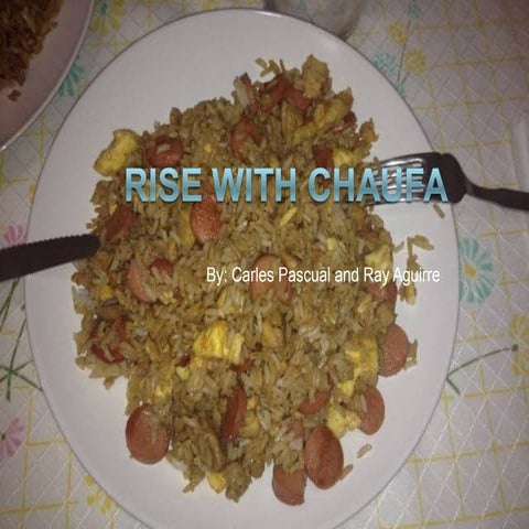 Recipe rice with chaufa | PPT
