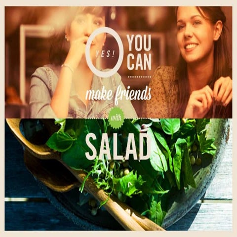 Recipes | Yes! You can make friends with salad | PPT